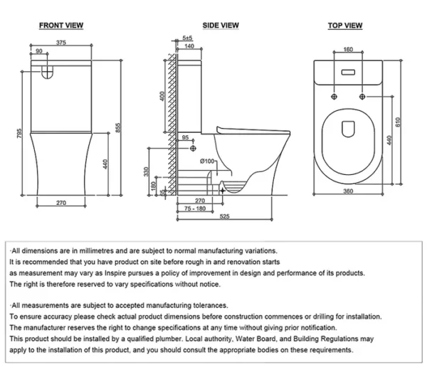 NEWPORT Rimless Back to Wall Toilet Suite Online | KNB Specialists ...